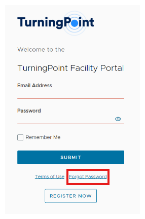 Login Issues or Password Reset – TurningPoint Provider Relations